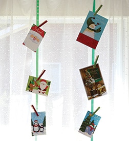 Holiday Greeting Card Display