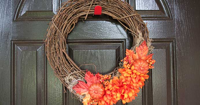 DIY Autumn Willow Wreath