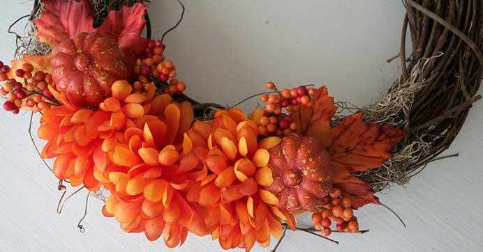 DIY Autumn Willow Wreath
