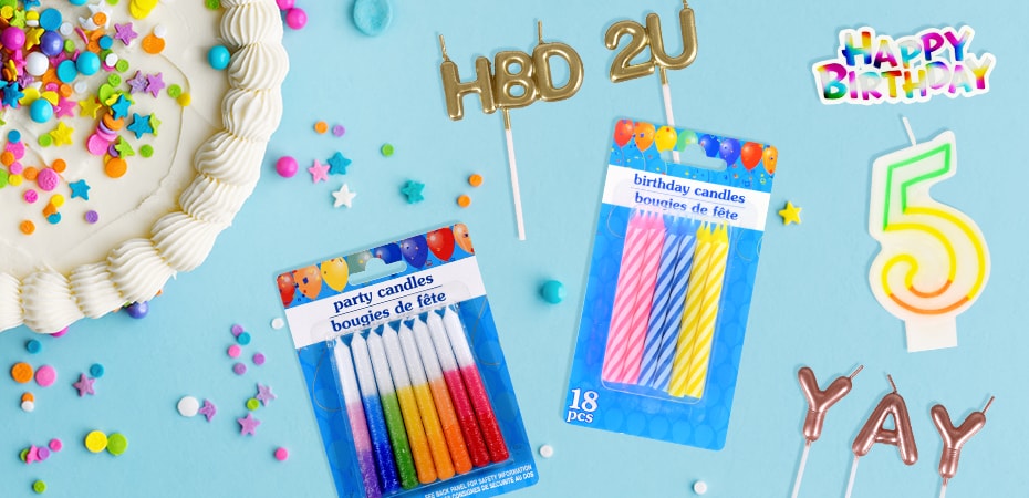 Birthday Candles | Sparkling Party Candles | DollarTree.com