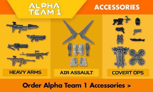 Final Faction Alpha Team Accessories