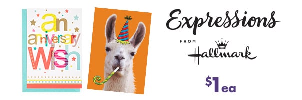 Shop Hallmark Expression Cards 2 for $1 In Stores Now!