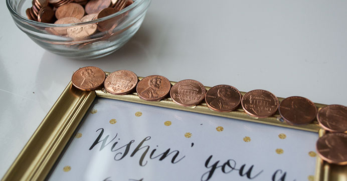 Penny Embellished Photo Frame