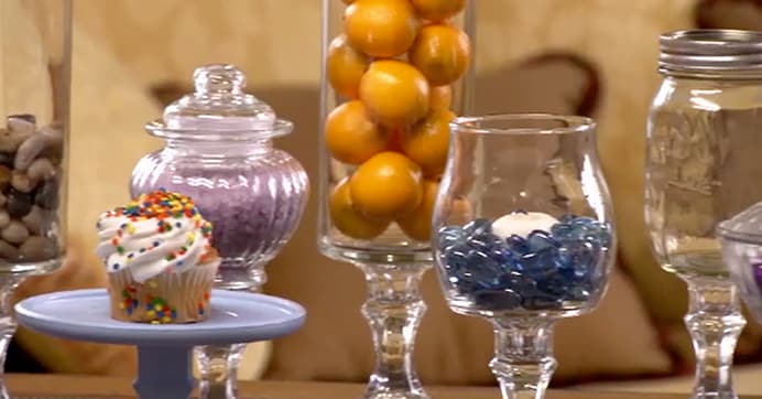 DIY Décor: Glass Hurricane Vases | Dollar Tree