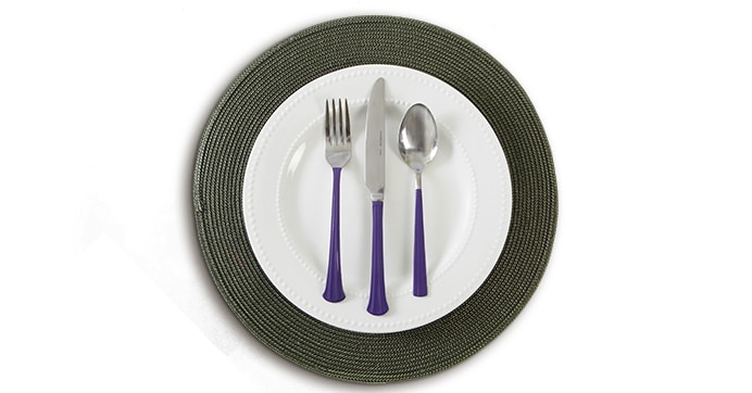 Add Color to Your Flatware with Nail Polish