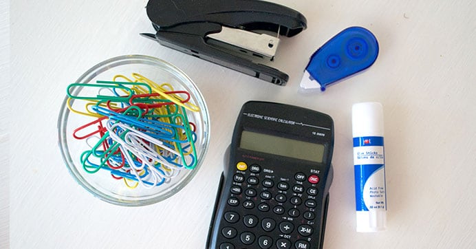 School Supplies - Calculators, Staplers, and More