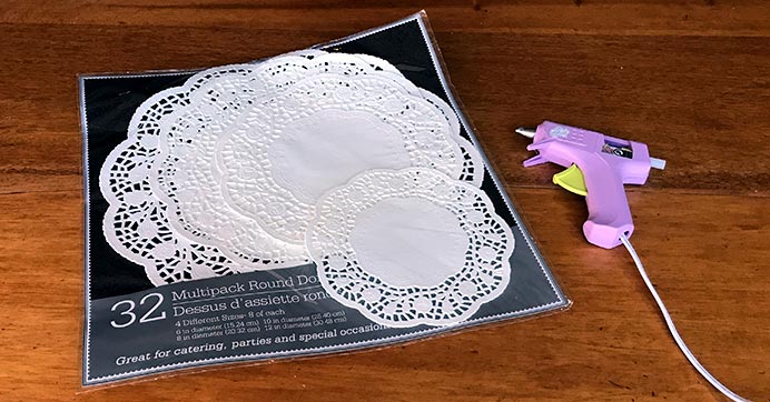 Doily and Glue
