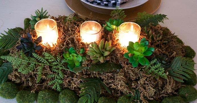 Moss-Inspired Tablescape | Dollar Tree