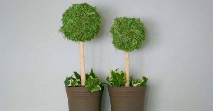 DIY Topiary Trees