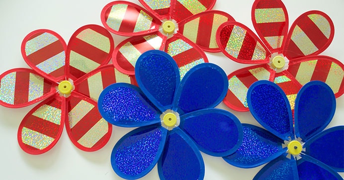 DIY Patriotic Pinwheel