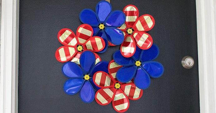 DIY Patriotic Pinwheel