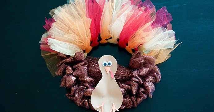 DIY Turkey Wreath