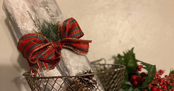 Faux Wood Birch Logs