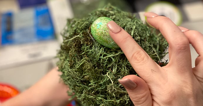 DIY Egg Topiaries for Easter | Dollar Tree
