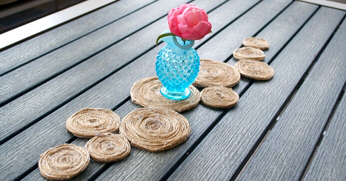 DIY Twine Table Runner for Your Home | Dollar Tree
