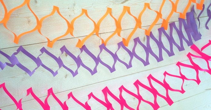 Easy Net Paper Garland Décor | Dollar Tree