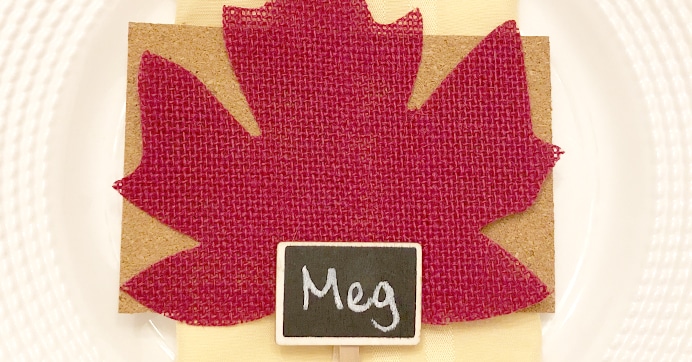 Thanksgiving Table Place Cards | Dollar Tree