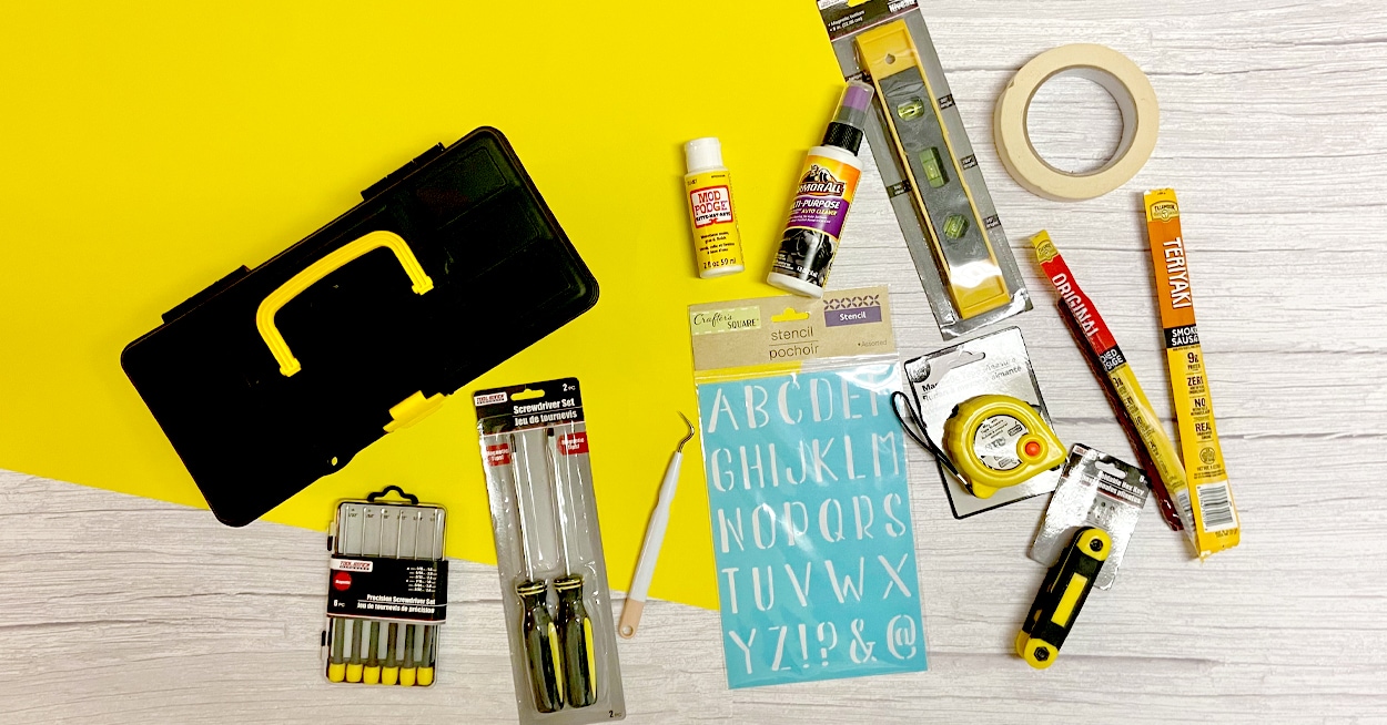 Customized Toolbox Gift Basket for Father’s Day | Dollar Tree