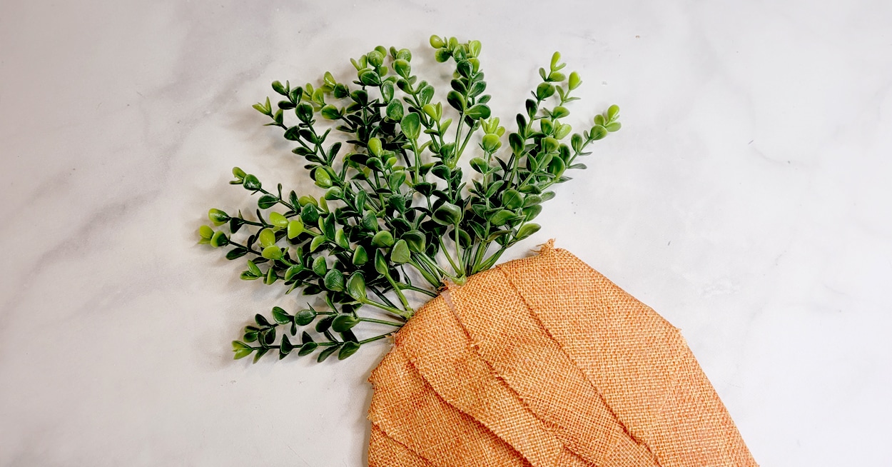 Rustic Carrot Wreath for Easter | Dollar Tree