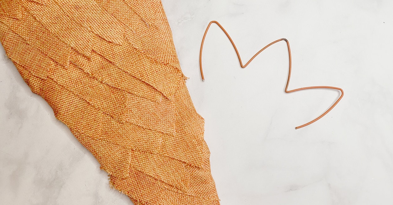 Rustic Carrot Wreath for Easter | Dollar Tree