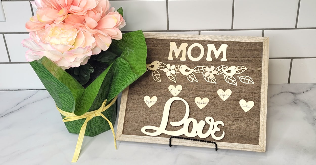 Homemade Sign Décor Gift Idea for Mother’s Day | Dollar Tree