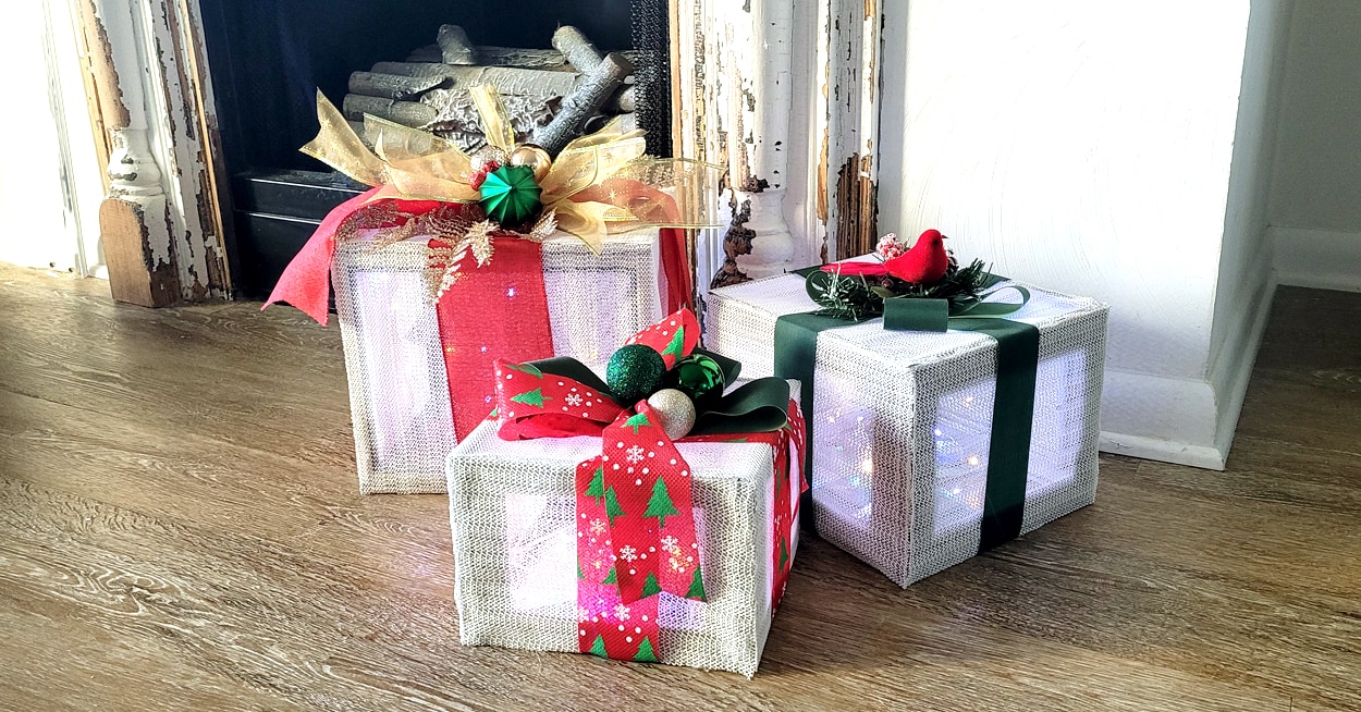 Get Festive with DIY Christmas Gift Box Décor | Dollar Tree