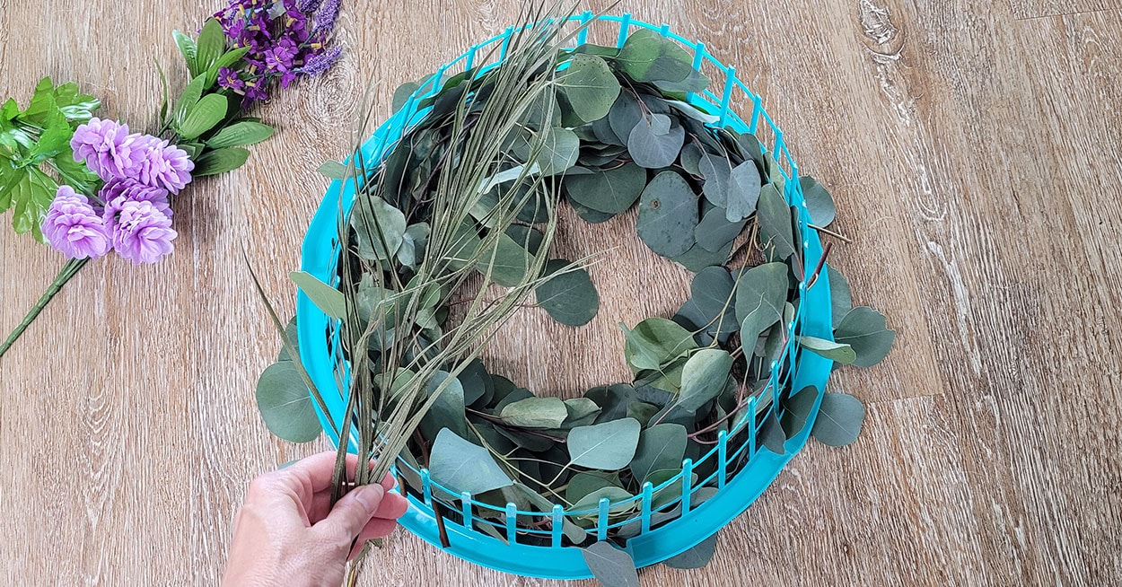 Create Your Own Bright Floral Spring Wreath | Dollar Tree